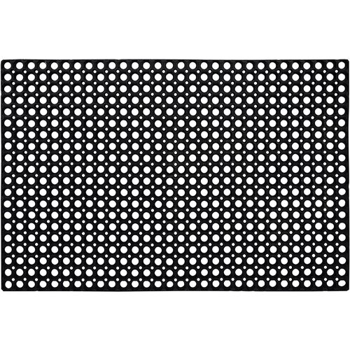 Придверный коврик VORTEX Ячеистый грязесборный, черный, 1.2 х 0.8 м