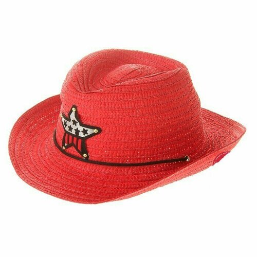 Ковбойская шляпа детская "Cowboy" красная