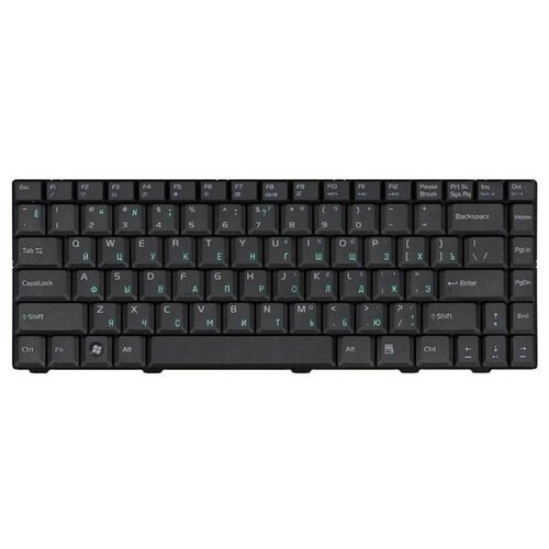 Клавиатура для ноутбуков Asus F80, Lamborghini VX2, RU, Black