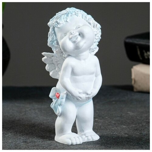 Хорошие сувениры Фигура "Счастливый ангелочек" белый 7х8х17см
