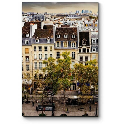 Модульная картина Над крышами Парижа20x30