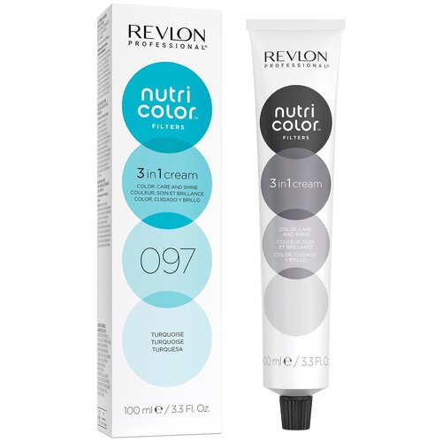 Revlon Professional Краситель прямого действия Nutri Color Filters 3 In 1 Cream, 097 turquoise, 100 мл, 122 г