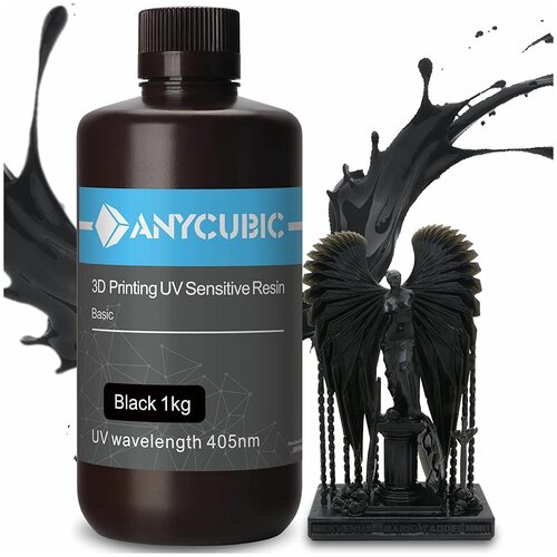 Фотополимерная смола для 3D принтера Anycubic Standard V2 Черная 1кг