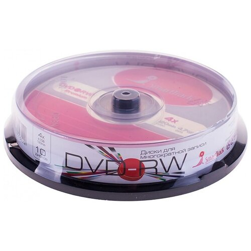 Диск DVD-RWSmartTrack4.7 Gb 4x, 10 шт.