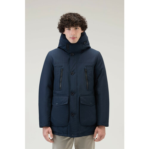 Пуховик Woolrich, размер L, синий