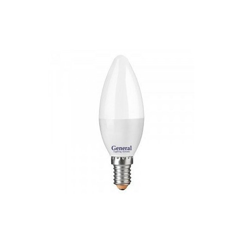 Светодиодная LED лампа General свеча E14 10W 2700K 2K 35х105 пластик/алюм GLDEN-CF-10-230-E14-2700, 682700 (упаковка 25 штук)