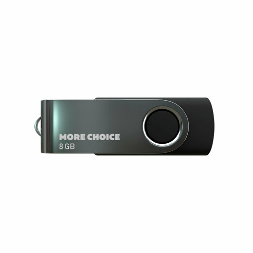 Флеш накопитель памяти USB 8Gb 2.0 More Choice MF8-4 Black
