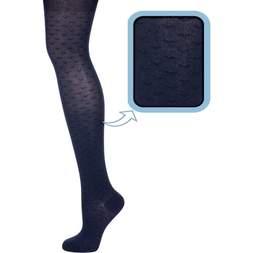 Колготки PARA socks K3D1, размер 140-146, синий