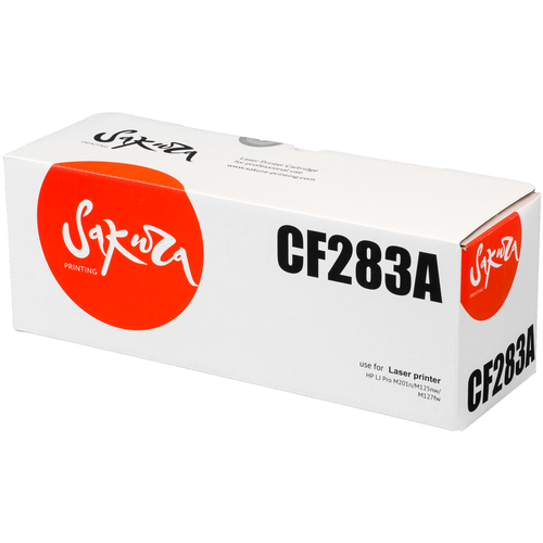 Картридж Sakura CF283A для HP LJ Pro M201n, M125nw, M127fw, 1600 стр, черный