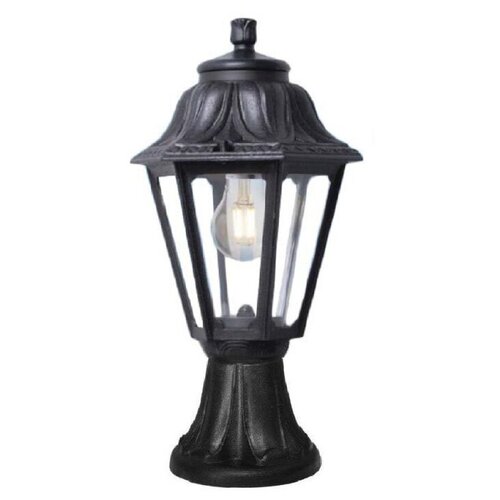 Fumagalli Наземный светильник Anna E22.111.000.AXF1R, E27, 60 Вт, цвет арматуры: черный, цвет плафона бесцветный