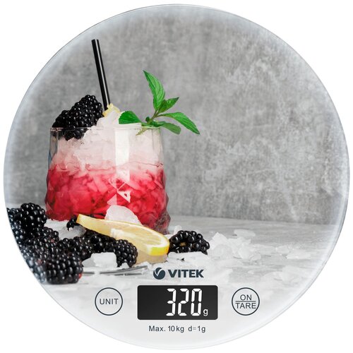 Кухонные весы VITEK VT-8025, серый