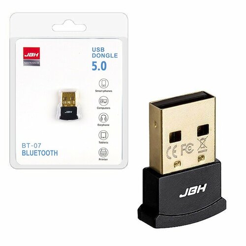 Адаптер Bluetooth 5.0 JBH BT-07 USB Dongle, беспроводной приемник-передатчик