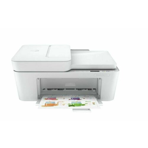 МФУ струйный HP DeskJet Plus 4120, 3 в 1, принтер, A4, с Wi-Fi + кабель USB и стартовый набор картриджей