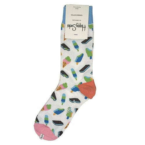 Носки Happy Socks, размер 36-40, белый