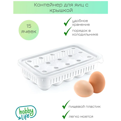 Контейнер для хранения яиц 15 секций