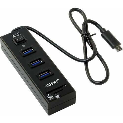 USB-концентратор Orient JK-331 Black