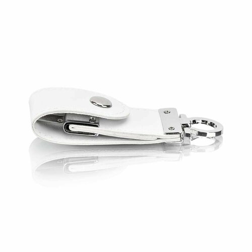 USB флеш-накопитель, Кожаная флешка Banyan, 16 ГБ, белая, USB 2.0, арт. F20 10шт