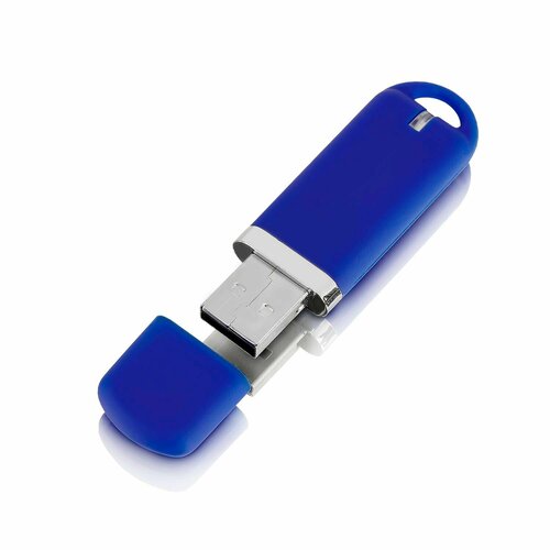 Флешка Memo, 8 ГБ, синяя, USB 2.0, арт. F34 30шт