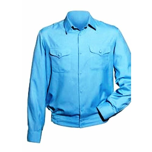 Рубашка, размер 152, голубой