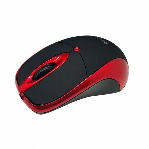 Мышь Perfeo Orion, проводная, оптическая, 1000 dpi, USB, черно-красная