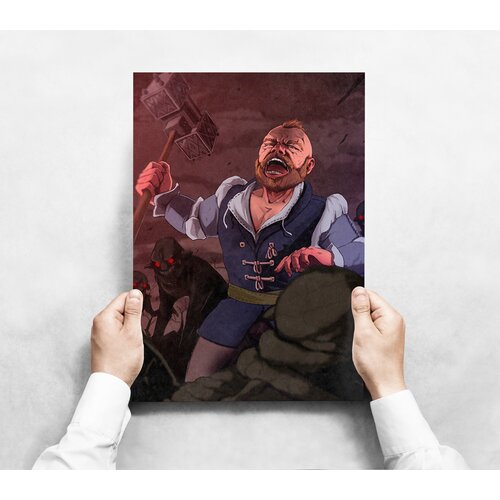 Постер "Вселенная Ведьмака" А1 (60х80 см) / Плакат интерьерный (без рамы)