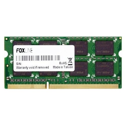 Оперативная память Foxline 16 ГБ DDR4 3200 МГц SODIMM CL22 FL3200D4S22-16G