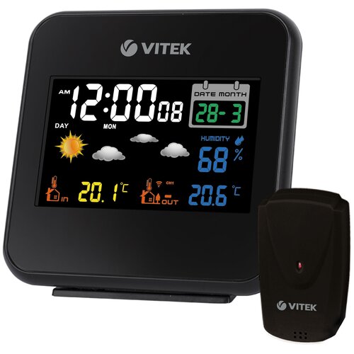 Метеостанция VITEK VITEK VT-6414, черный