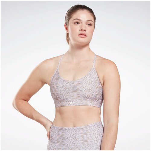 Топ Reebok LUX STRAPPY BRA AOP MS, размер S, фиолетовый