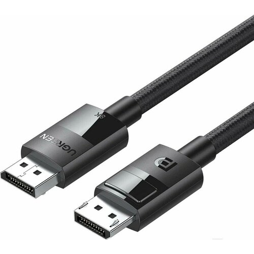 Кабель UGREEN DP114 (80394), DisplayPort 1.4 (M) to DisplayPort 1.4 (M), в нейлоновой оплётке, 5m, B