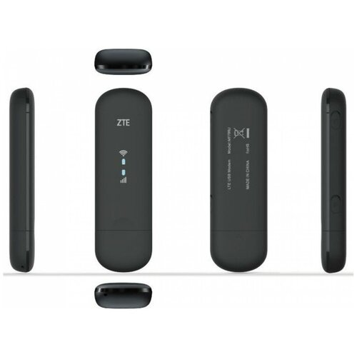 Модем 2G/3G/4G ZTE MF79RU USB Wi-Fi Firewall +Router внешний, черный