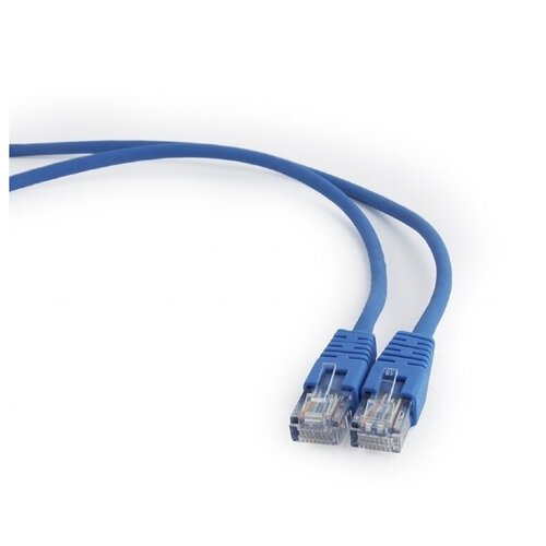 Cablexpert Патч-корд UTP PP12-5M/B кат.5е, 5м, литой, многожильный (синий)