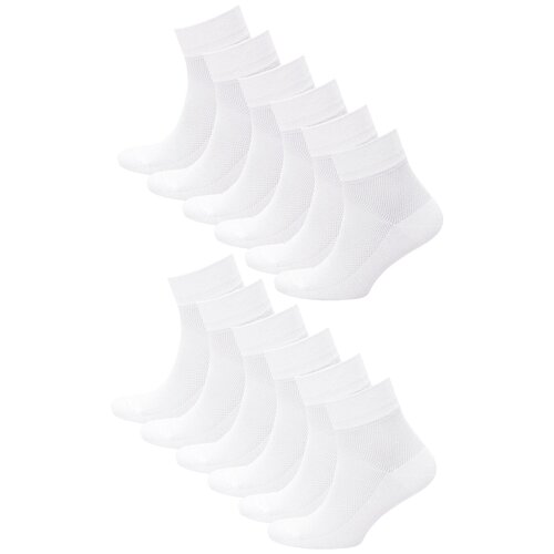 Носки STATUS, 12 пар, размер 25, белый