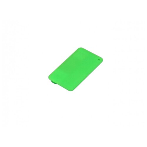 Флешка для нанесения логотипа виде пластиковой карточки (8 Гб / GB USB 2.0 Зеленый/Green MINI_CARD1 Оригинальная недорогая доступна оптом)