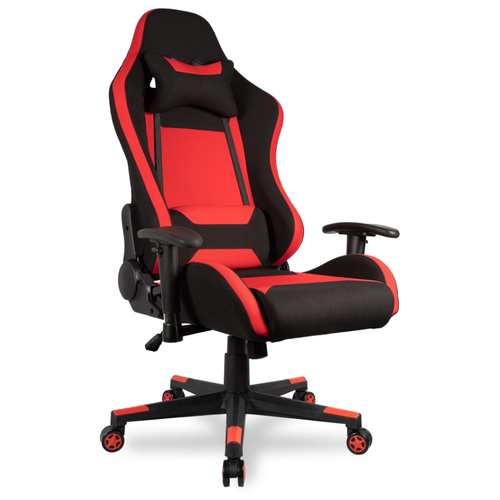 Компьютерное кресло College BX-3760 игровое, обивка: текстиль, цвет: black/red