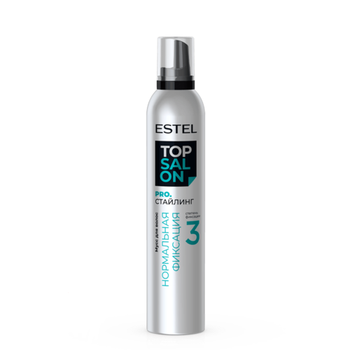 Estel Professional Мусс для волос ESTEL TOP SALON PRO. стайлинг нормальная фиксация, 350 мл