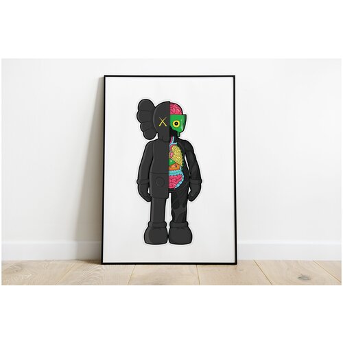 Плакат "KAWS" / Формат А3+ (33х48 см) / Постер для интерьера / Без рамы