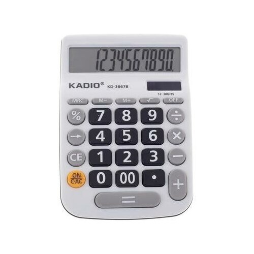 Калькулятор настольный, 12-разрядный, 3867B, двойное питание 2694273 .