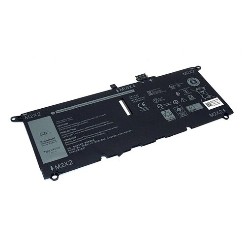 Аккумуляторная батарея для ноутбука Dell P82G 7.6V (6500mAh)