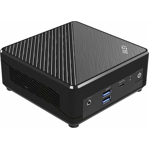 Неттоп MSI Cubi N ADL-018RU, Intel N200, DDR4 4ГБ, 128ГБ(SSD), Intel UHD Graphics, Windows 11 Professional, черный 9S6-B0A911-018