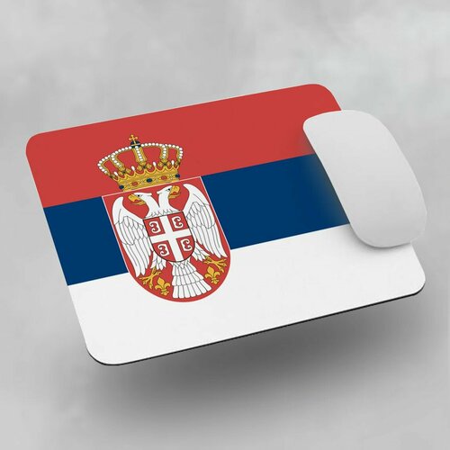 Коврик для мыши Флаг Сербии флаги стран