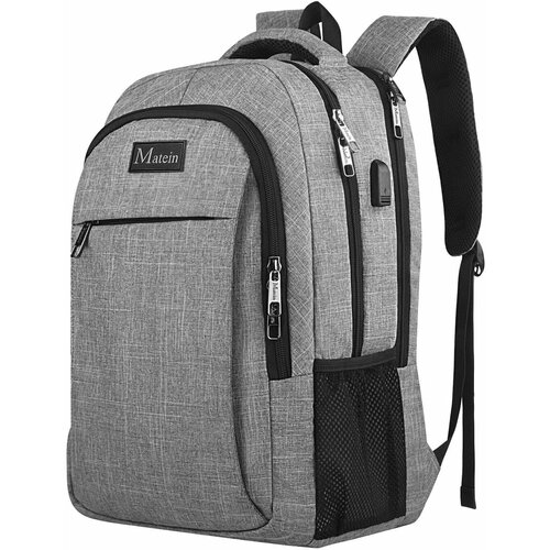 Рюкзак для ноутбука Matein Mlassic, 15,6", серый