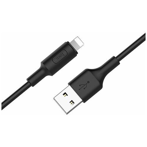 Кабель Hoco RA1 USB to Apple Lightning 1m Black