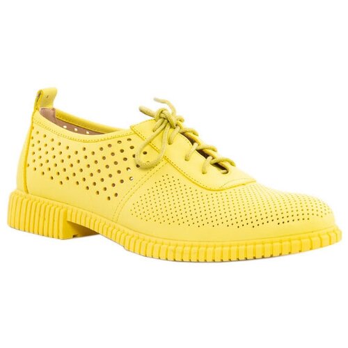 Ботинки  оксфорды  Milana, размер 37, желтый