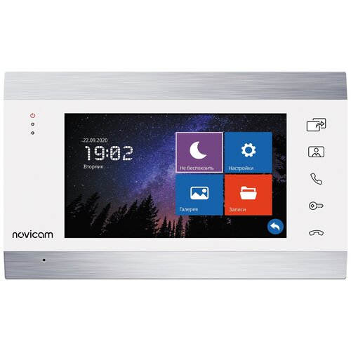 Монитор HD домофона с записью Novicam MAGIC 7 WHITE HD