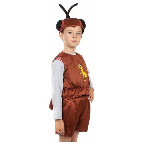 Детский карнавальный костюм "Муравей", рост 122-134 см
