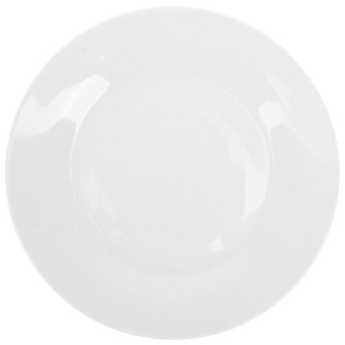 Тарелка Collage мелкая, фарфоровая, белая, d=26.3cм , (фк380)