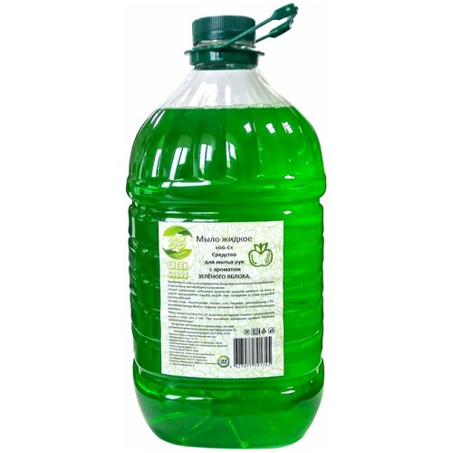 Green Goods Средство для мытья посуды Зеленое яблоко 5 л