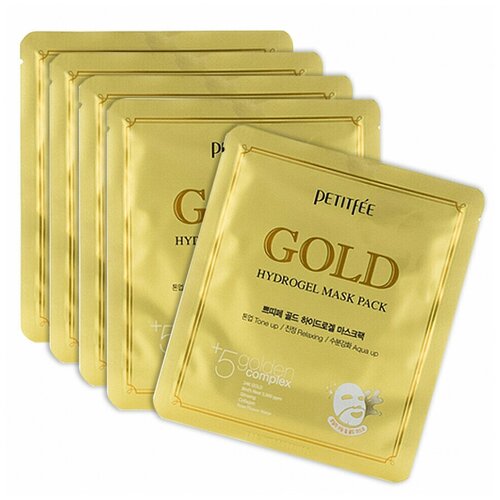 Petitfee Маска для лица гидрогелевая с золотом Petitfee Gold Hydro Gel Mask Pack 30гр