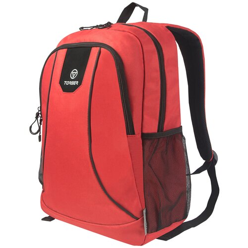 Рюкзак TORBER ROCKIT с отделением для ноутбука 15,6", красный, полиэстер 600D, 46 х 30 x 13 см TORBER MR-T8283-RED
