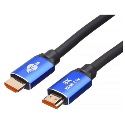 Кабель HDMI 5м Atcom AT8886 круглый черный